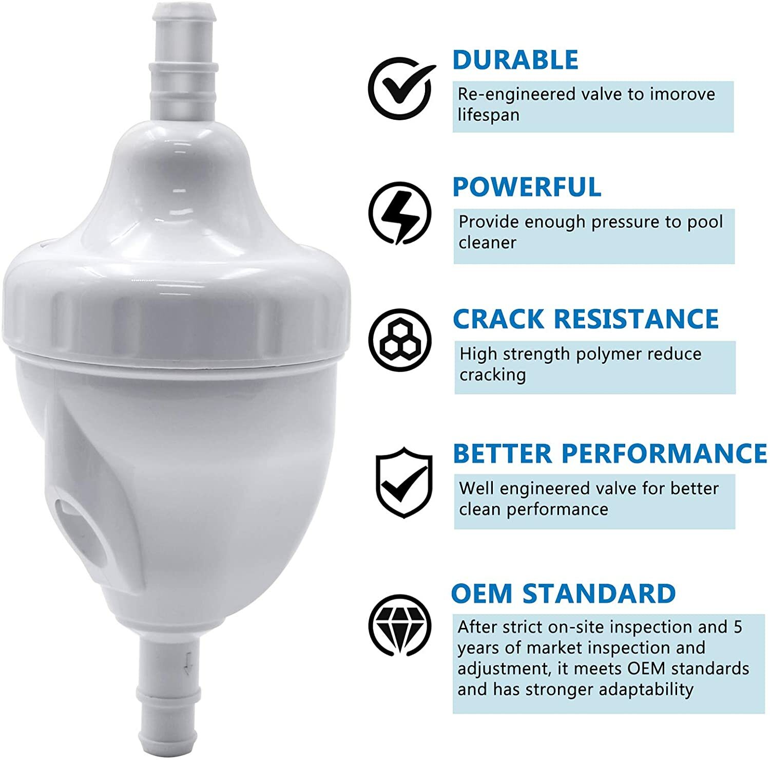 Upgraded G52 Backup Valve Replace Kit - for Polaris 180 280 380 Pool ...