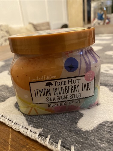Tree Hut Lemon Blueberry Tart Shea Sugar Scrub 18 oz - Limited Edition ...