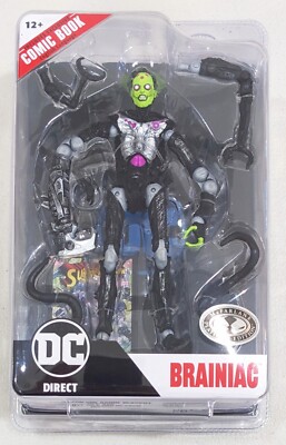McFarlane Toys DC Direct Brainiac Platinum Edition Figure with Comic | eBay
