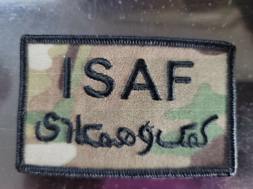 US ARMY ISAF Patch Multicam International Security Assistance Force | eBay