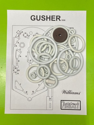 1958 Williams Gusher Pinball Machine Rubber Ring Kit | eBay