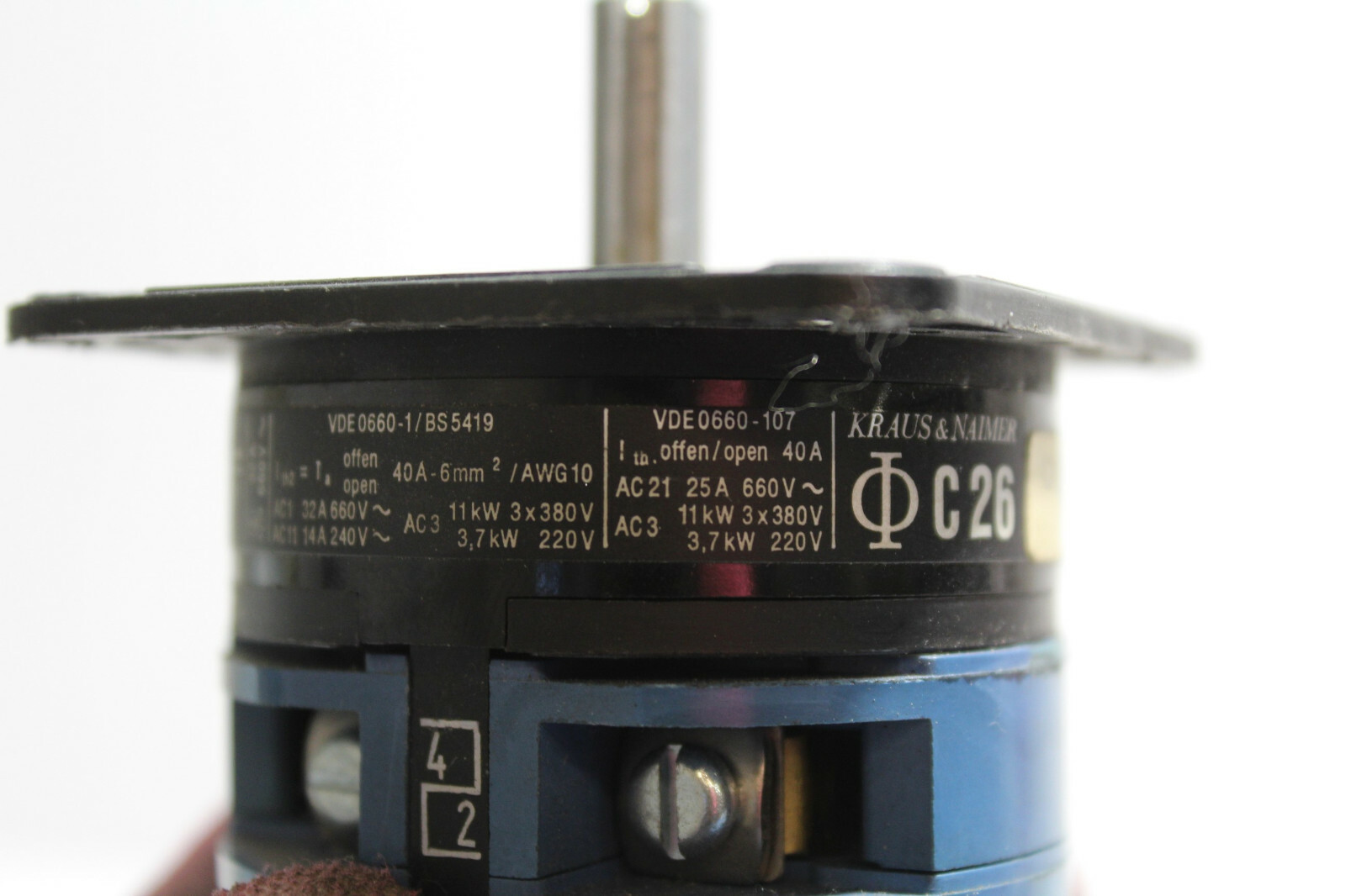 Kraus&Naimer CSA C22.2-14 VDE0660-1/BS 5419 Switch | eBay