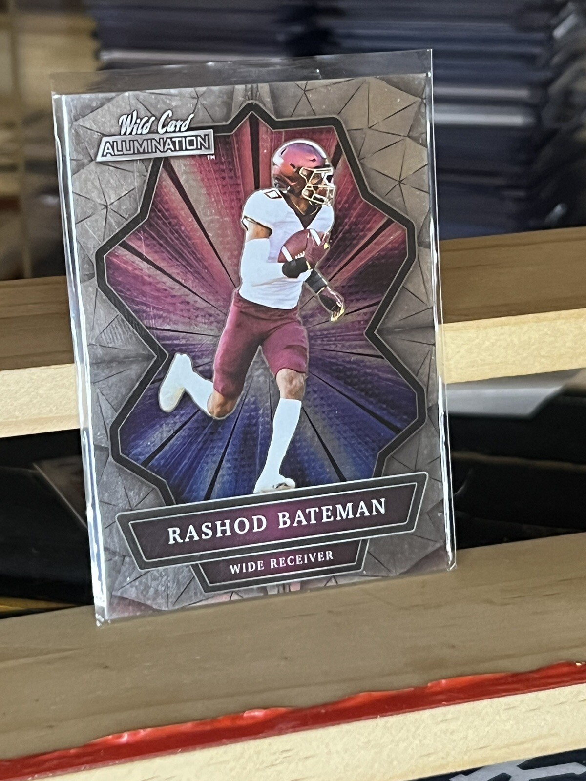 RASHOD BATEMAN - 2021 WILD CARD ALUMINATION - BASE ROOKIE CARD ...