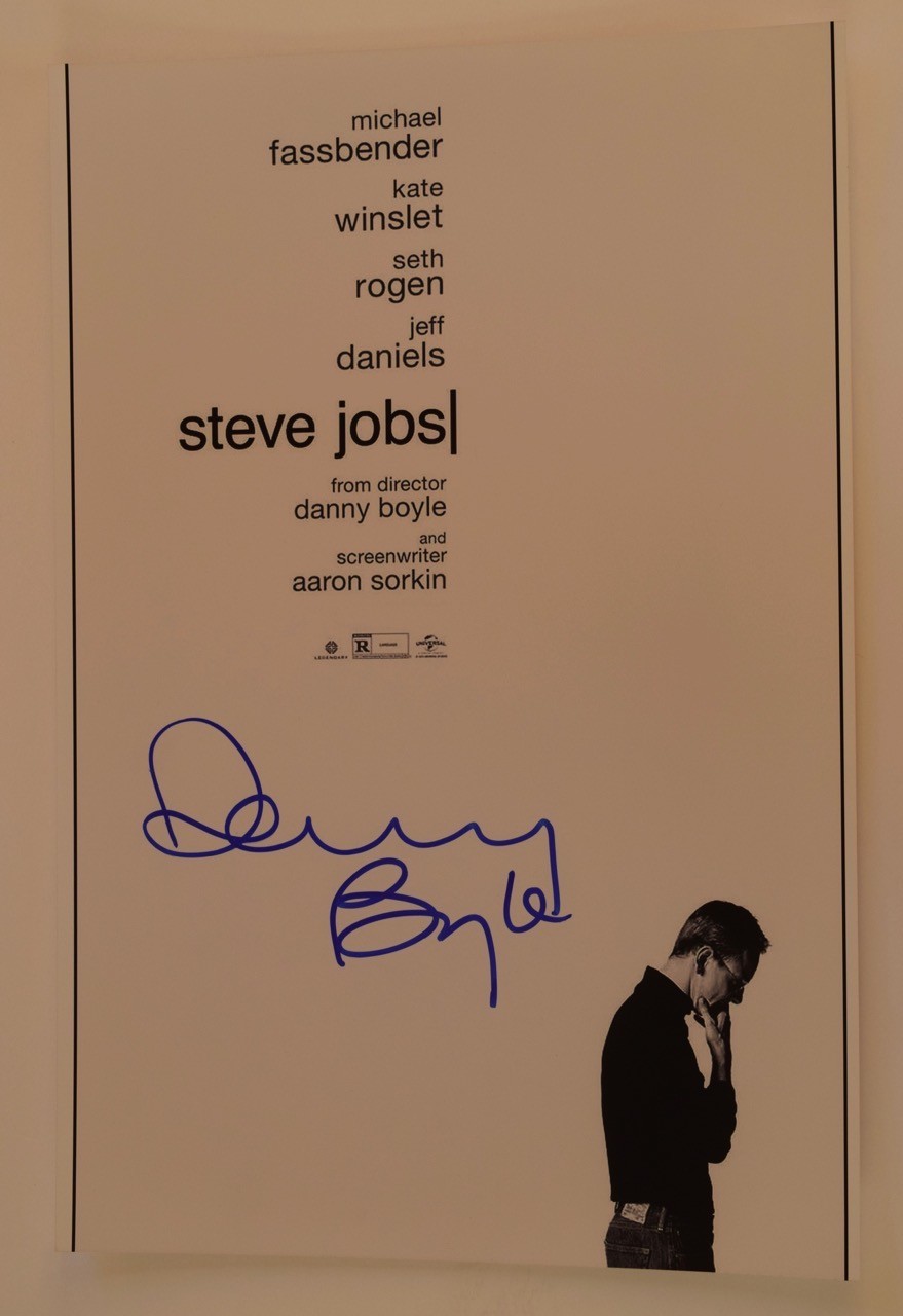 Danny Boyle Signed Autographed STEVE JOBS 12X18 Poster Photo COA VD | eBay