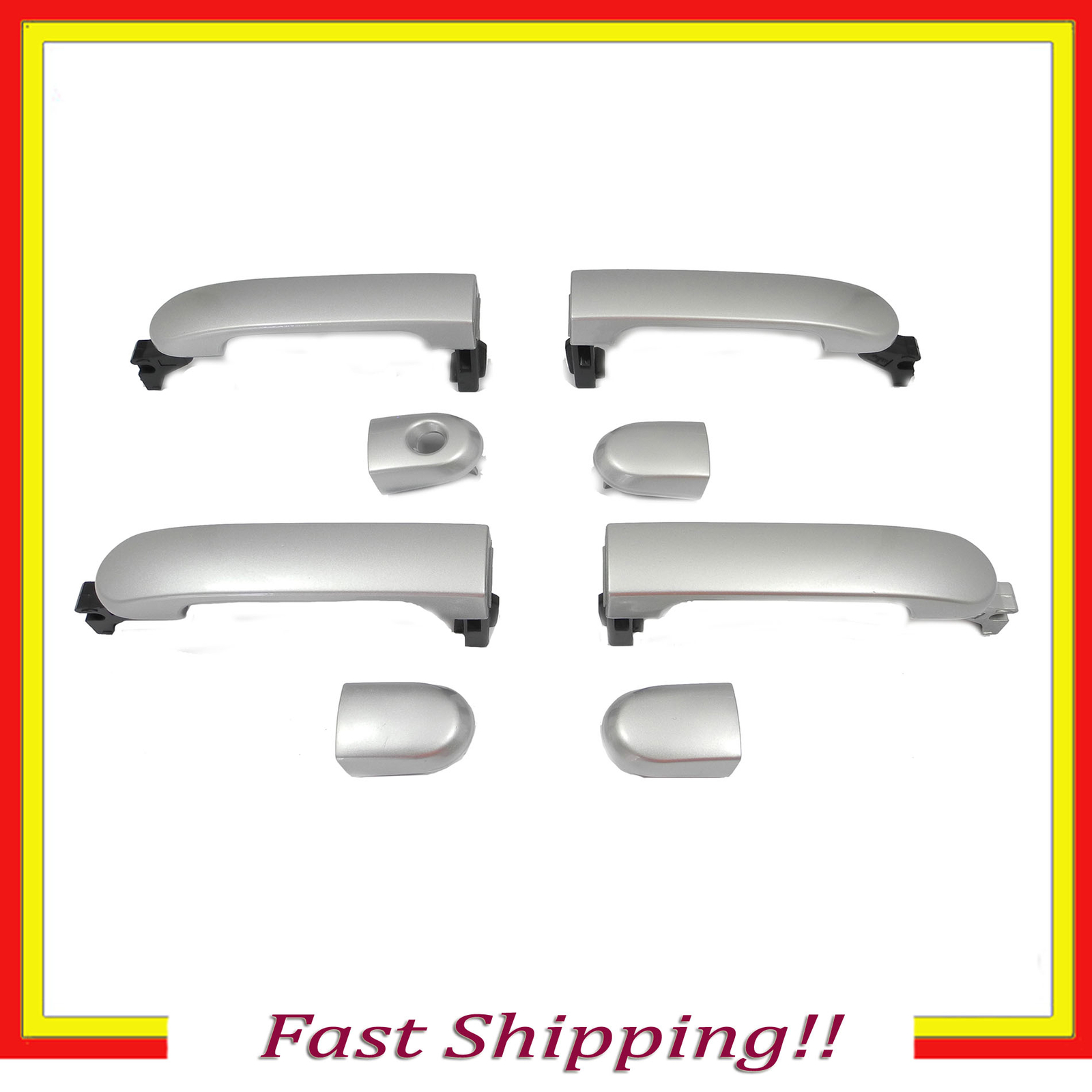 Outside Door Handle For 07-12 Nissan Versa Liquid Platinum Metallic K23 ...