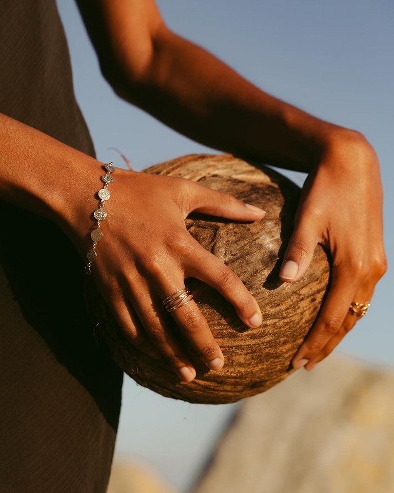 Barzel 18K Gold Plated Religious Bracelet with Saint Benedict Coins, 7. ...