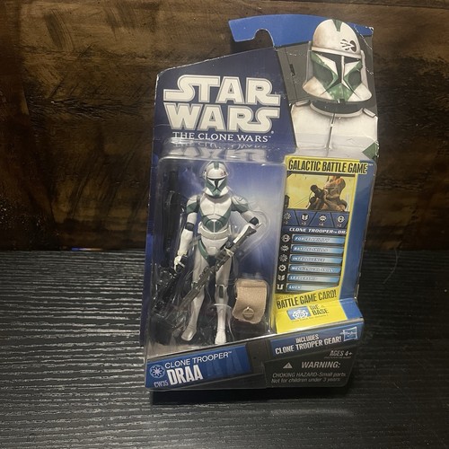 Star Wars The Clone Wars Clone Trooper Draa CW35 Action Figure Hasbo ...