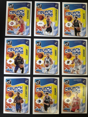 2024-25 Panini Donruss Crunch Time Set LeBron Curry Wembanyama Doncic | eBay