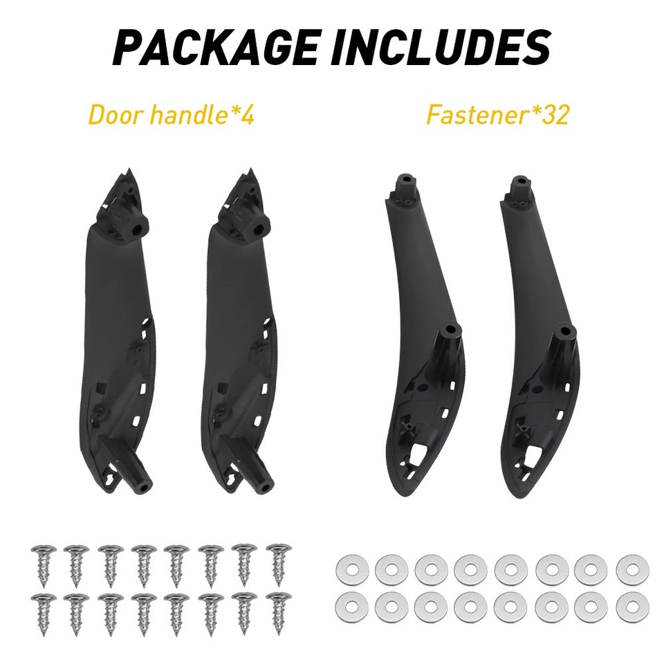 4X For BMW F30 F80 F31 Front Left & Right Side Inner Trim Door Pull ...