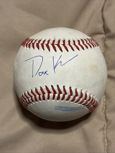 Dax Kilby Signed Auto Rawlings Official Minor League Baseball New York ...