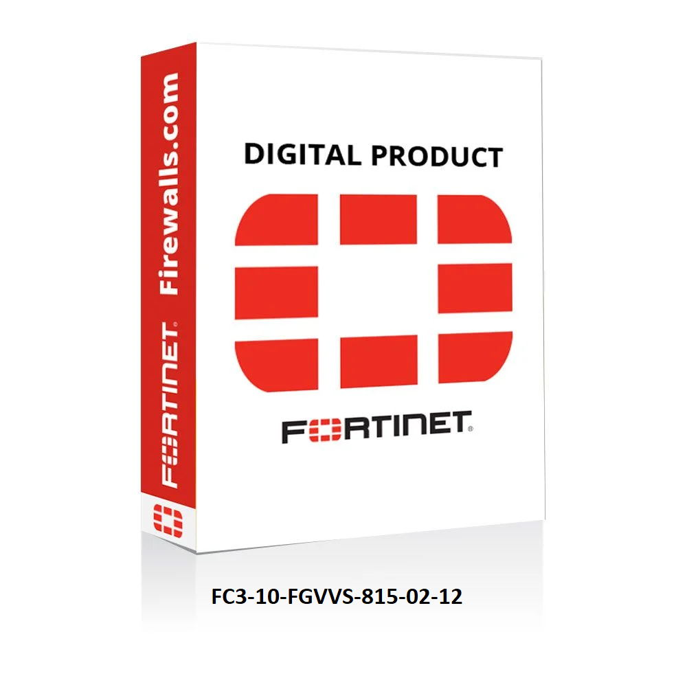Fortinet Subscription License with Bundle for FG-VM 4 CPU FC3-10-FGVVS ...