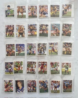INDIVIDUAL 1992 SELECT ARL NRL STICKERS AS PICTURED | eBay Australia