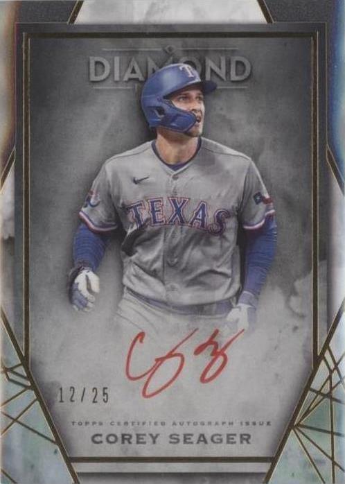 2022 Topps Diamond Icons - Red Ink Autographs Corey Seager #RI-CS /25 ...