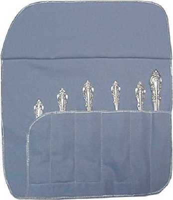 Set of 12 - 6 pc piece Silverware Storage Wrap Roll Anti Tarnish place ...