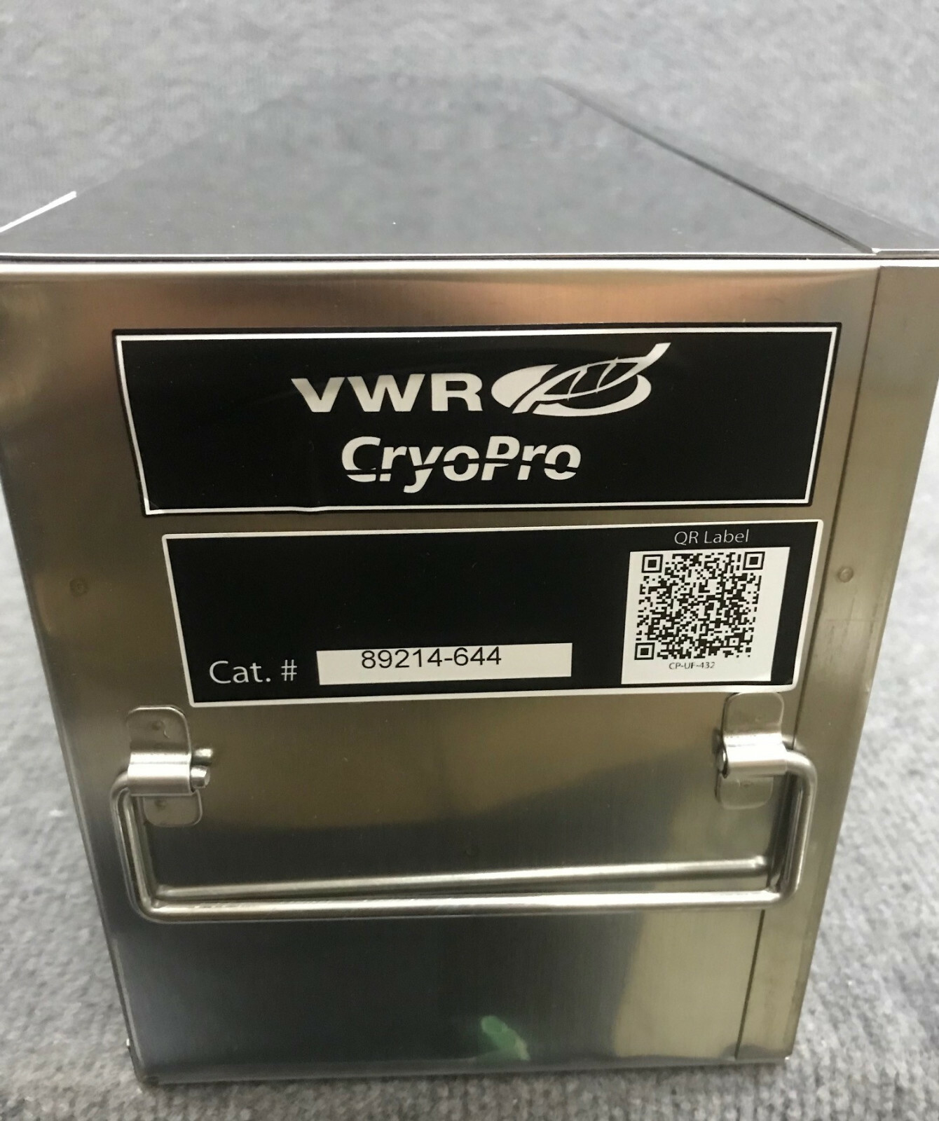 VWR CRYOPRO 89214-644 SS UPRIGHT FREEZER RACK FOR STANDARD 2″ Boxes ...