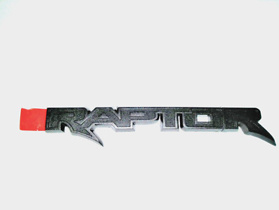 New Ford F-150 Raptor Emblem Logo Black Satin Matte Rear Tailgate 2017 ...