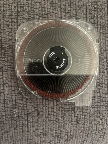 Brother Cassette Daisy Wheel English Script 1012 Vintage | eBay