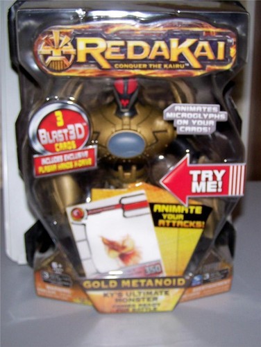 Redakai Conquer the Kairu GOLD METANOID KY's Ultimate Monster + 3D ...