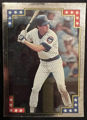 1988 Topps Super Star Sticker Ryne Sandberg #147 Mike Scott #26 Silver ...