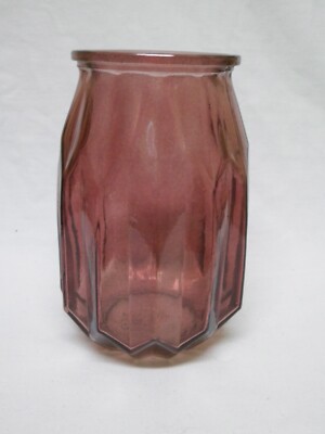 Medium Light Purple Amethyst Glass Flower Vase (DPS Brand) Diamond 7 ...