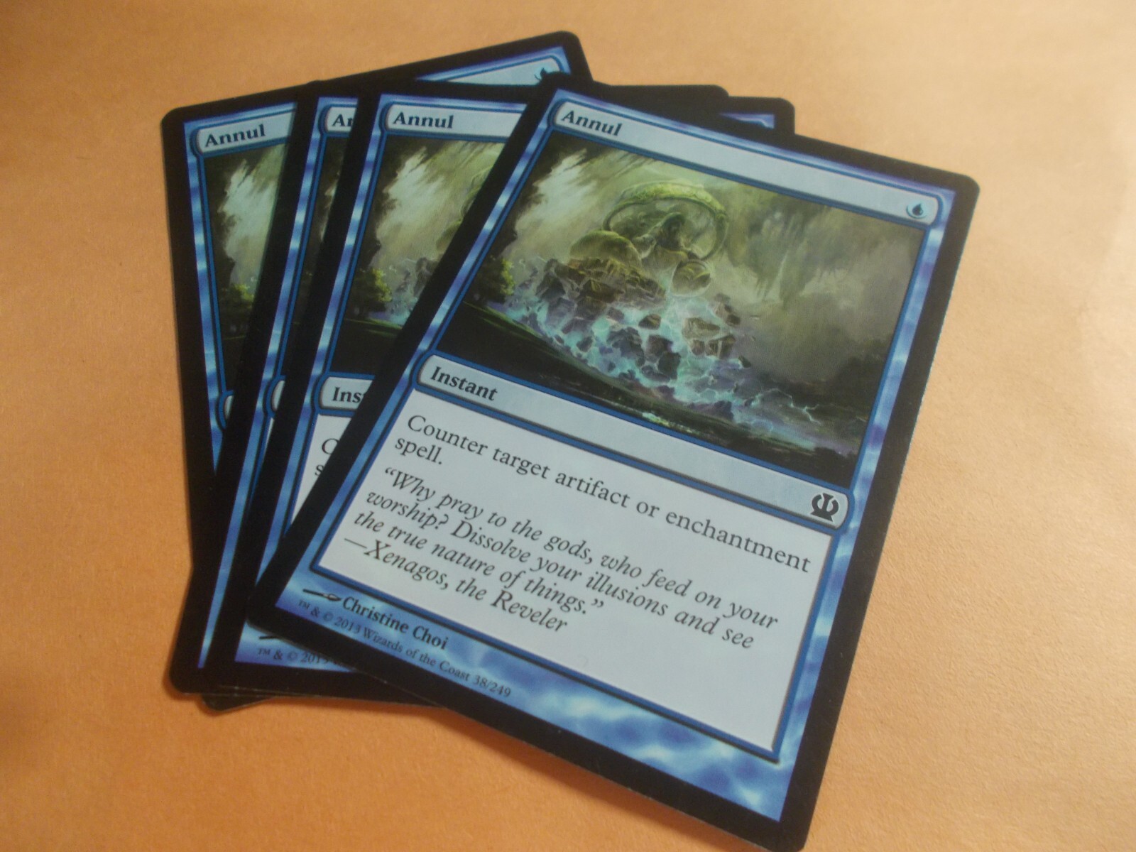 Annul x4 MTG Theros Blue Common Instant NM | eBay