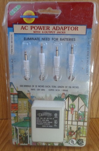 Lemax AC POWER ADAPTOR WITH 4 OUTPUT JACKS | eBay