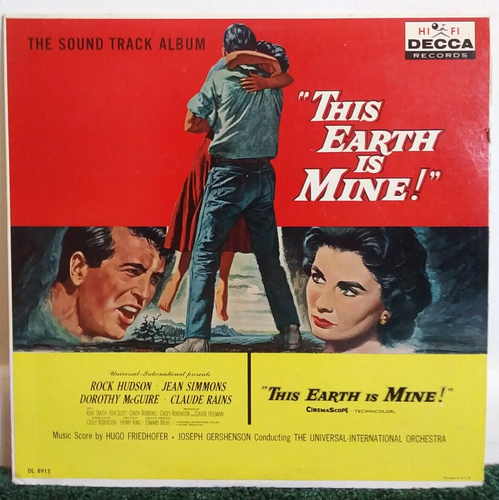 This Earth Is Mine Soundtrack Vinyl 1959 - Rock Hudson, Jean Simmons ...