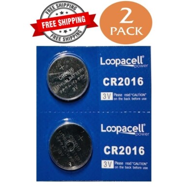 2 Pack CR2016 CR 2016 LITHIUM 3V COIN CELL Button Battery remote ...
