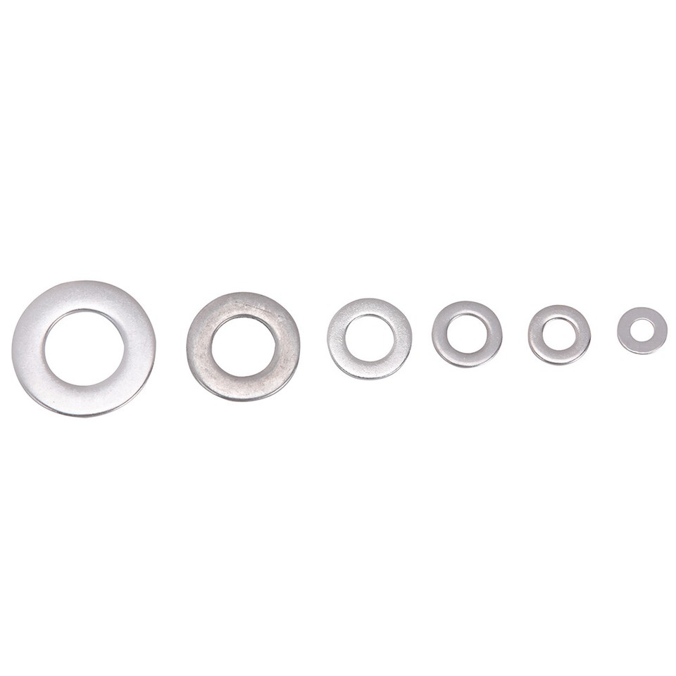 Flat Washer 304 Stainless Steel Washers Assortment Set Value Kit,660 ...