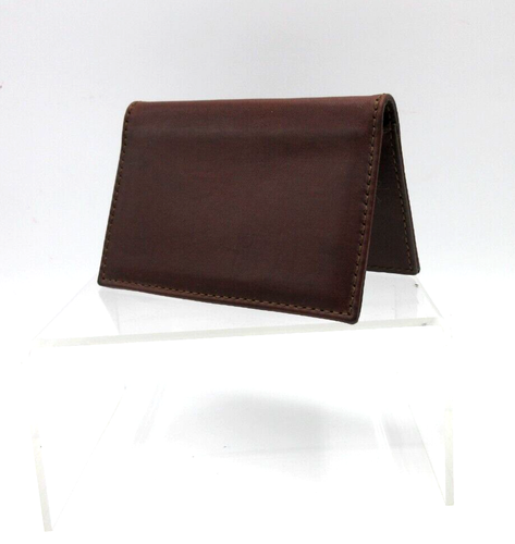 Allen Edmonds Leather Fold-over Card Case BROWN | eBay