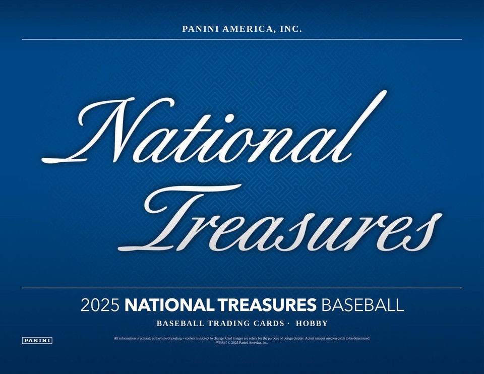 2025 PANINI NATIONAL TREASURES BASEBALL HOBBY BOX 746134182327| eBay