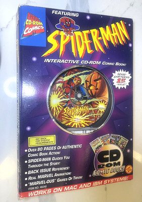 Vintage Marvel: CD-ROM: Featuring Spider-Man CD-ROM 1995 Comic Book | eBay