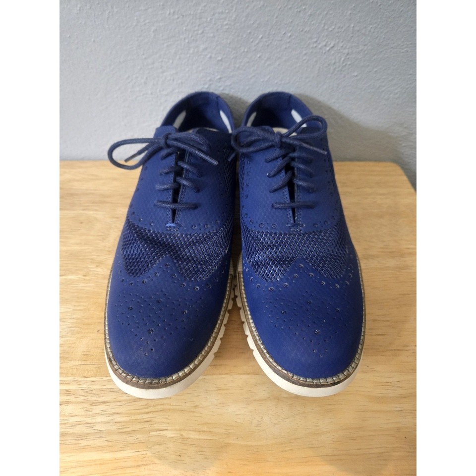 Cole Haan ZeroGrand Mens Size 10 No Stitch Wing OX Rainstorm Blue ...