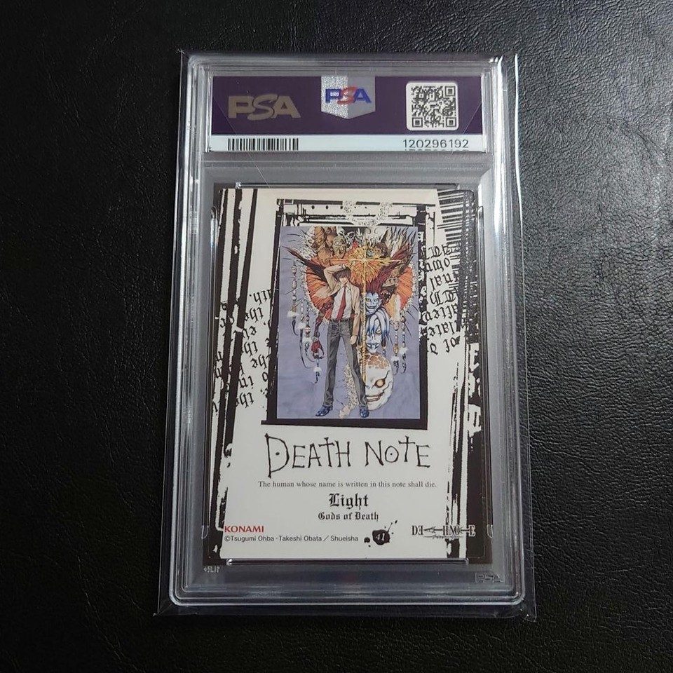 PSA8 Death Note DEATH NOTE 41 Special Rare Card Light Yagami | eBay