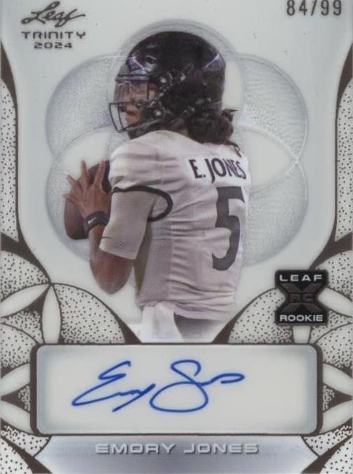 2024 Leaf Trinity - Clear Autographs Emory Jones #CA-EJ1 Bronze /99 (AU ...
