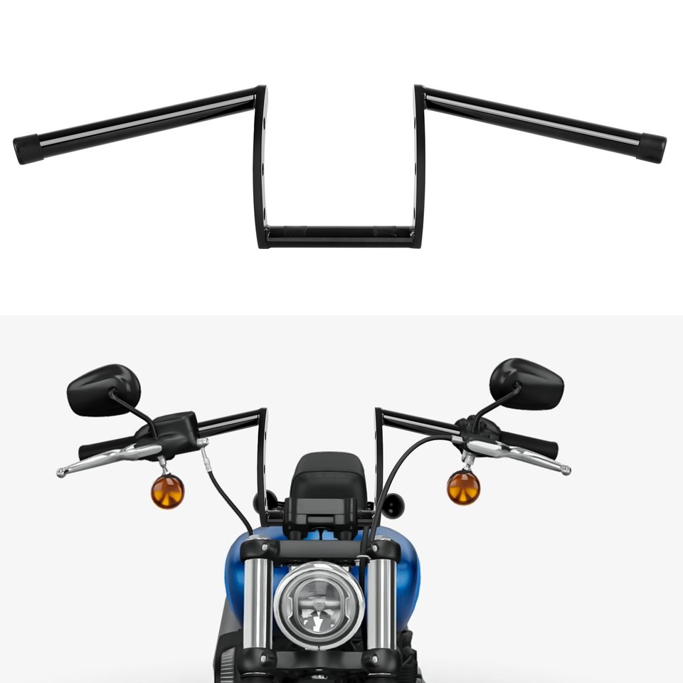 7/8" 22mm Motorcycle Z-Bar Handlebars Drag Bars For Honda Rebel 2009 | eBay