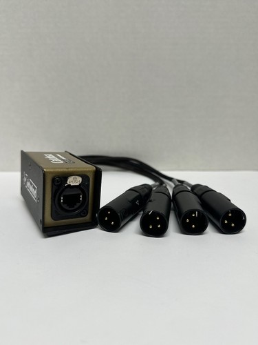 Whirlwind Catdusa (CT-M) - RJ45 Breakout Adapter with 4 XLRM Cable | eBay