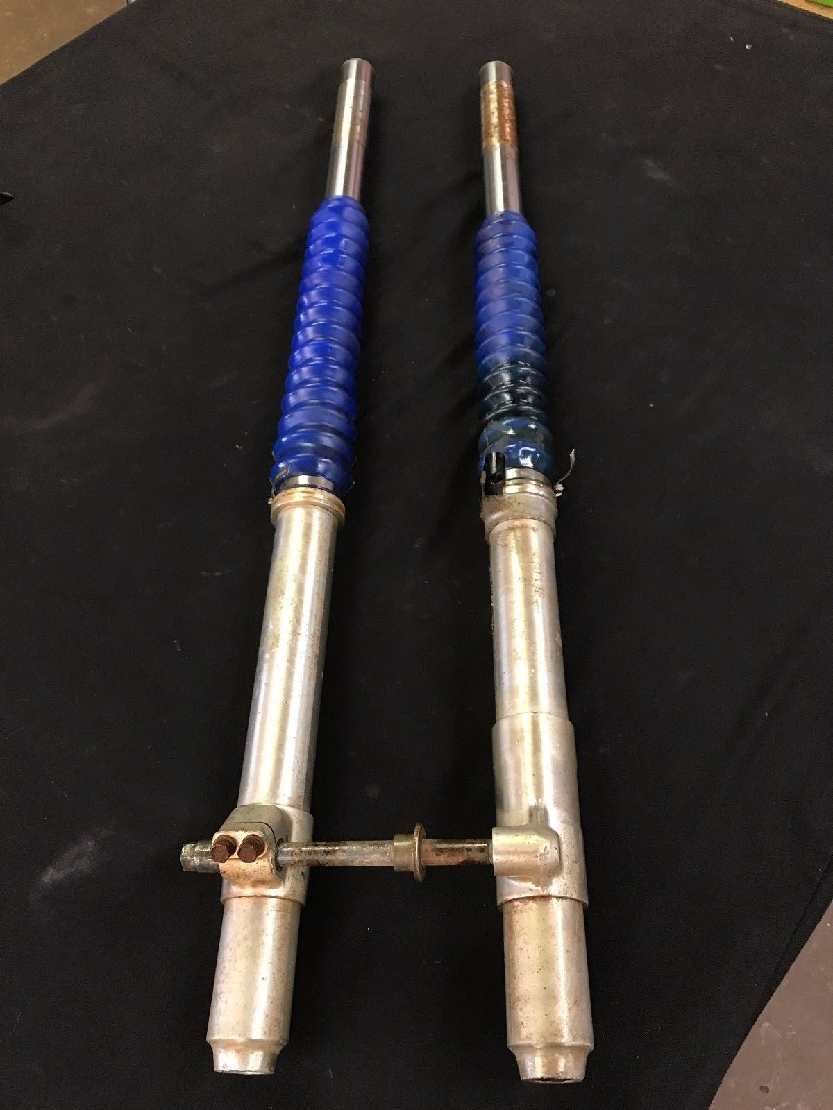 1985 SUZUKI RM125 RM 125 "F" FRONT FORKS FORK SHOCK SHOCKS | eBay