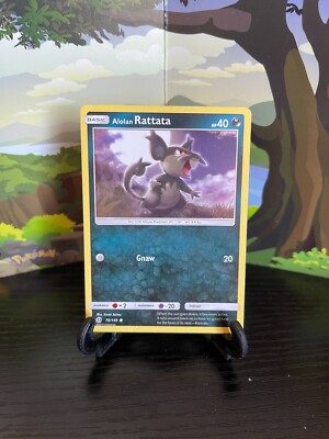 Alolan Rattata 76/149 - Sun & Moon - Common - Pokemon Card TCG - LP/MP ...