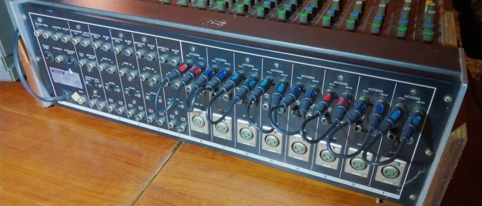 TASCAM 38 1/2" 8-Track Reel to Reel multitrack Tape Recorder and M35 ...