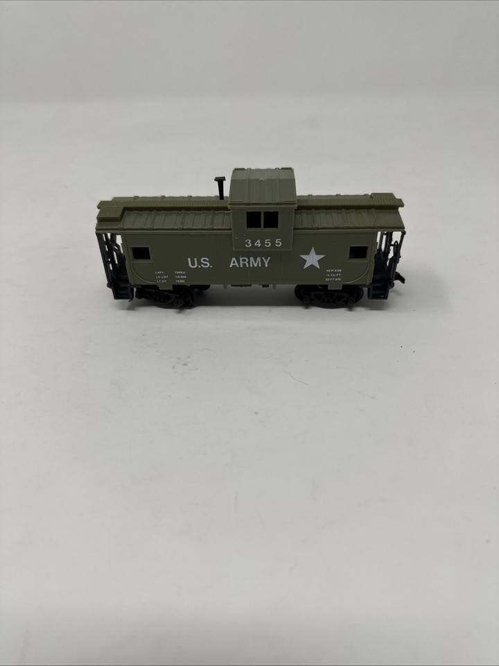 MODEL POWER Military Action Series US ARMY Caboose 9165 HO Scale Model ...