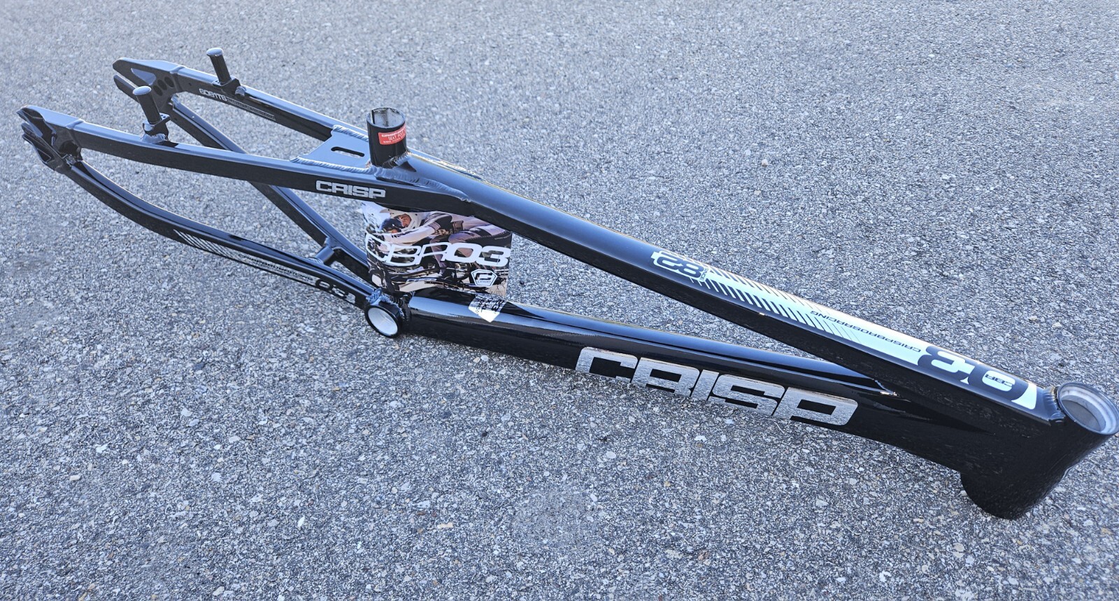 CRISP CBR03 PRO XXXL 23" BMX RACE FRAME BLACK/CHROME | eBay