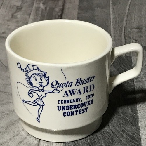 Vintage 1970 Quota Buster Award Coffee Mug Cup W18 | eBay