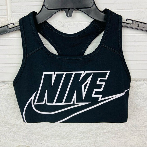 NIKE DRY-FIT black NIKE logo stretch yoga active spor… - Gem