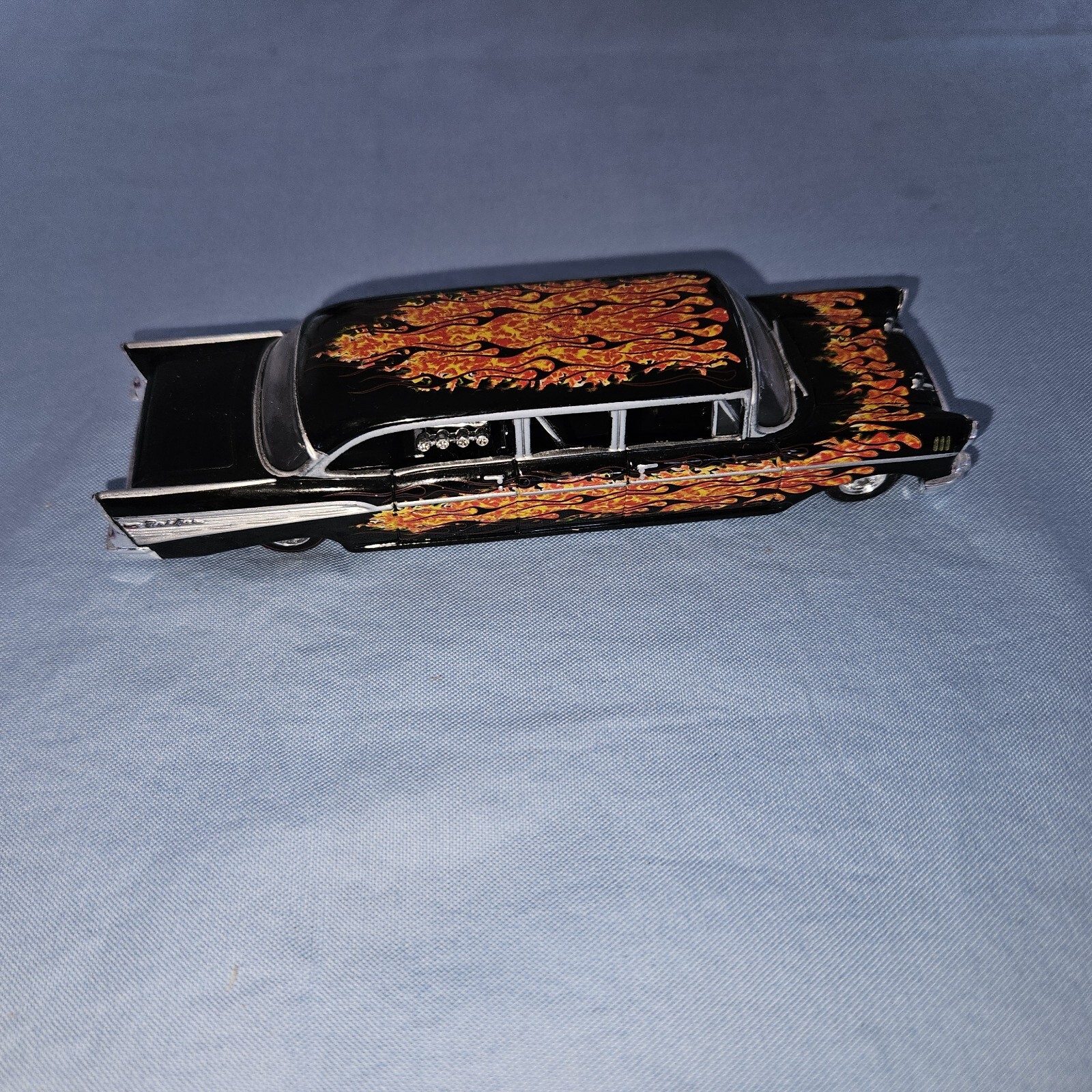 2008 M2 Machines Auto-Stretch Rods - 1957 chevy limousine black mid ...