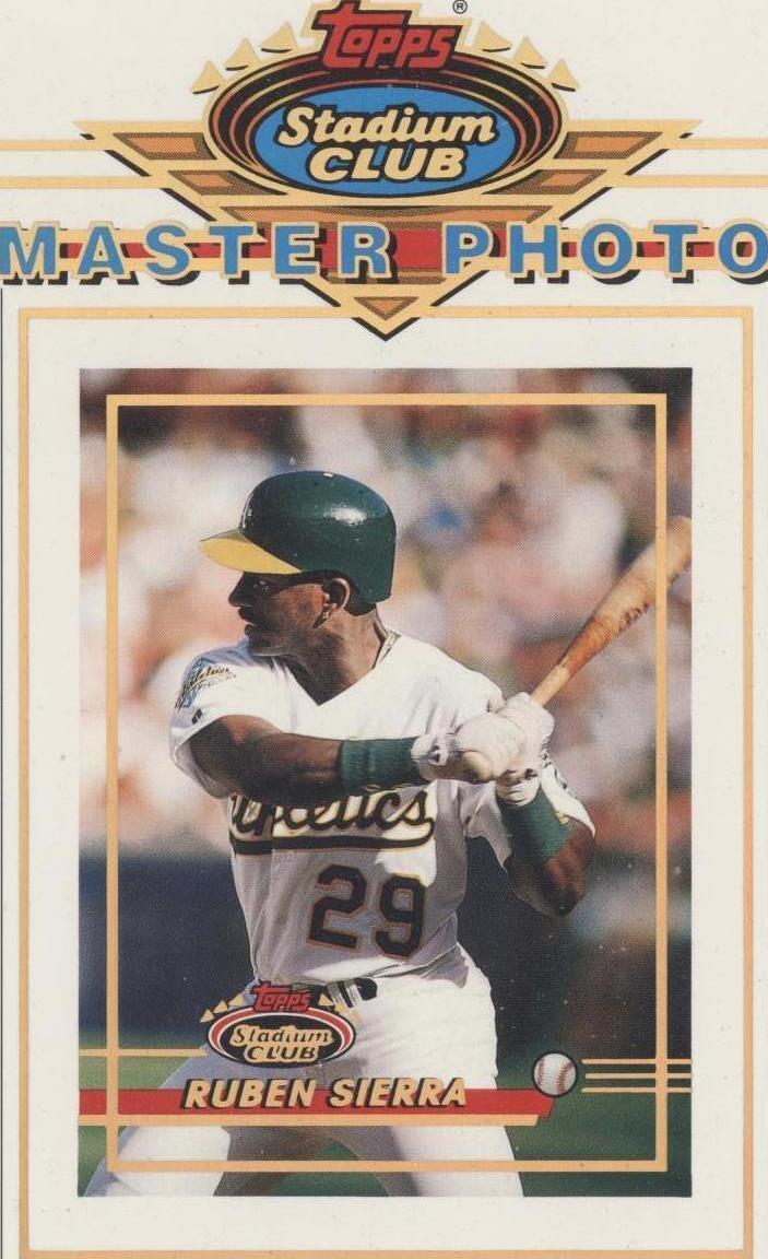1993 Topps Stadium Club - Master Photo Ruben Sierra for sale online | eBay