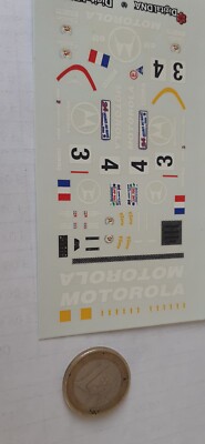 DECALCOMANIE DECALS 1/43 cadillac lmp motorola lm le mans 2000 | eBay
