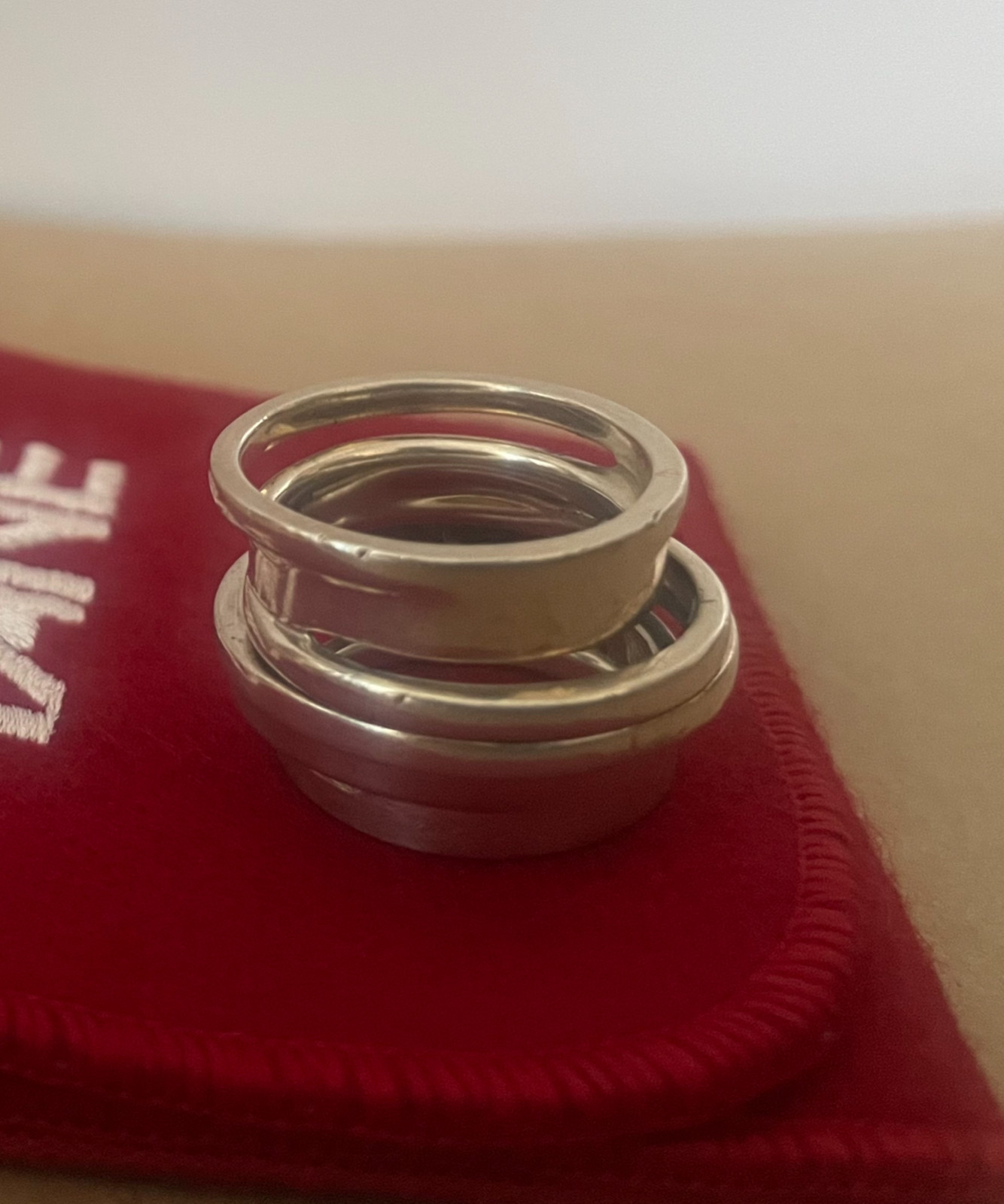 Tane Sterling Silver, Cortado Ring, Mexico - Gem