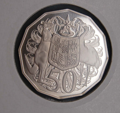 1983 50 cent coin PROOF coat of arms | eBay