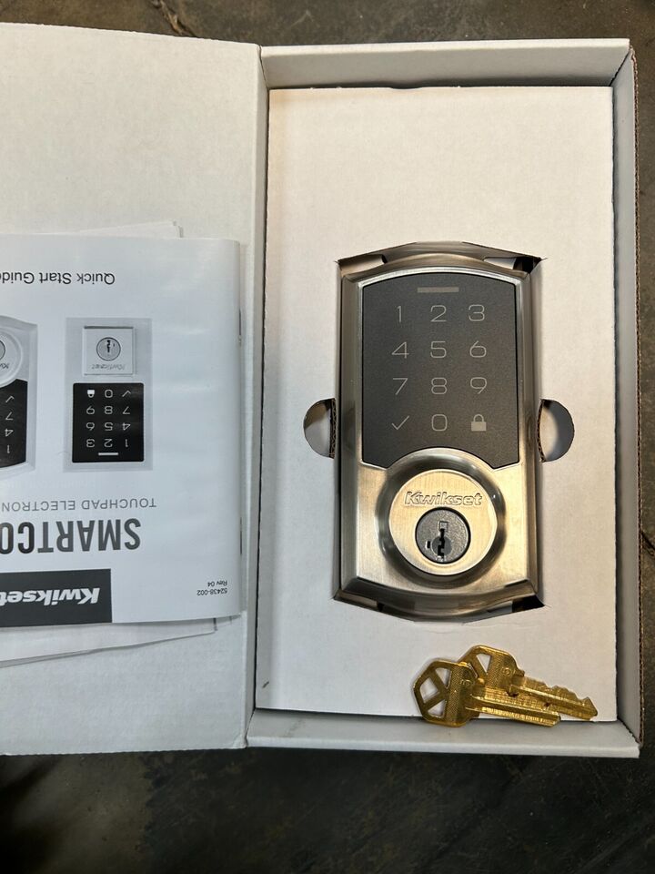 Kwikset Smartcode 270 Touchpad Electronic Lock Satin Nickel Finish | eBay